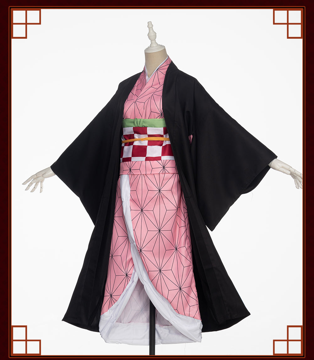 Uwowo Demon Slayer Kimetsu No Yaiba Nezuko Kamado Cosplay Costume Cut