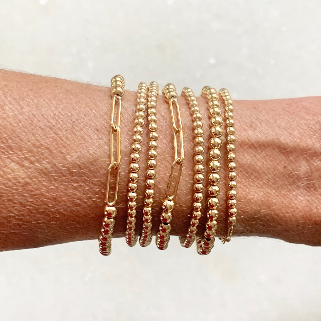 Gold Filled Beaded Bracelets Jeny Baker Designs