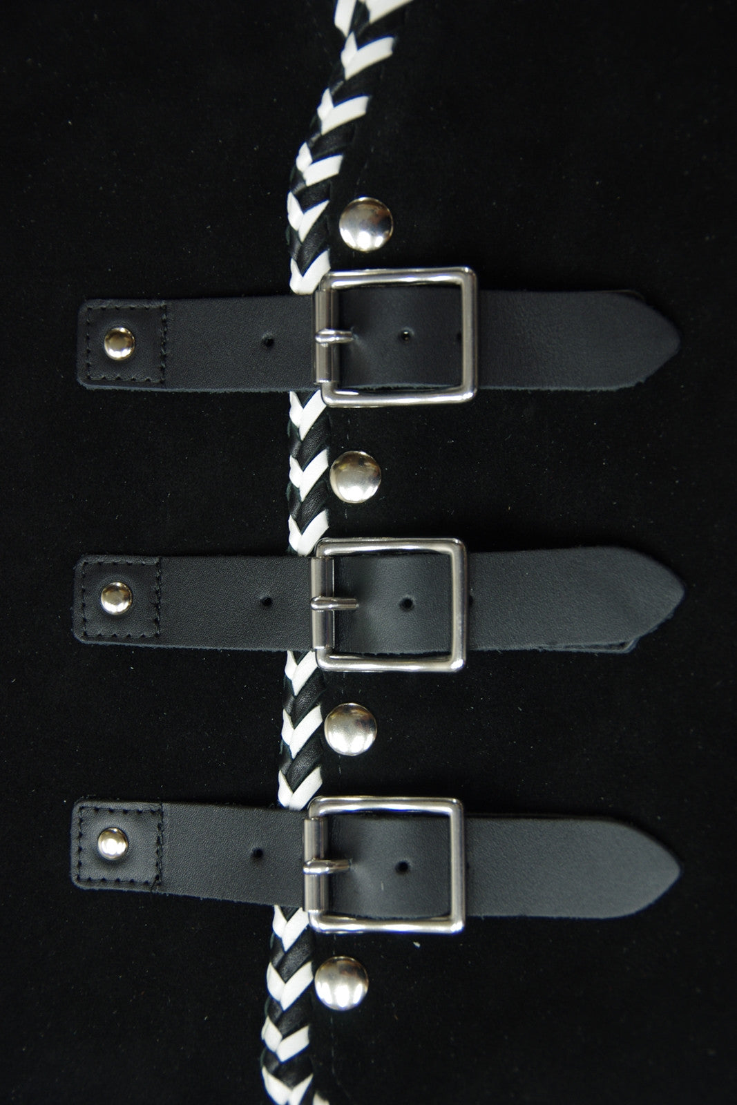 Stainless Steel Vest Buckle Sets With Leather Or Suede Straps Gypsy