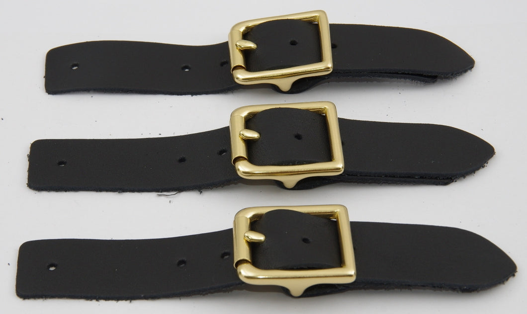 Solid Brass Buckle Set With Leather Or Suede Straps Gypsy Leather