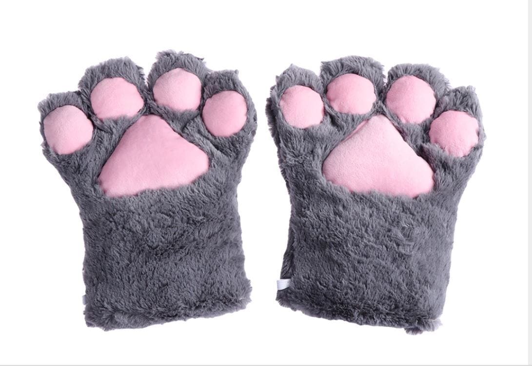 Ddlgworld Fluffy Neko Kitten Mittens 5 Colors