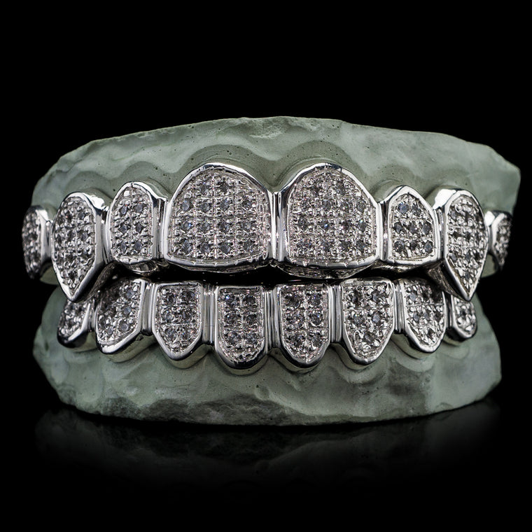 Buy Sterling Silver Grillz And White Gold Teeth Online On Sale