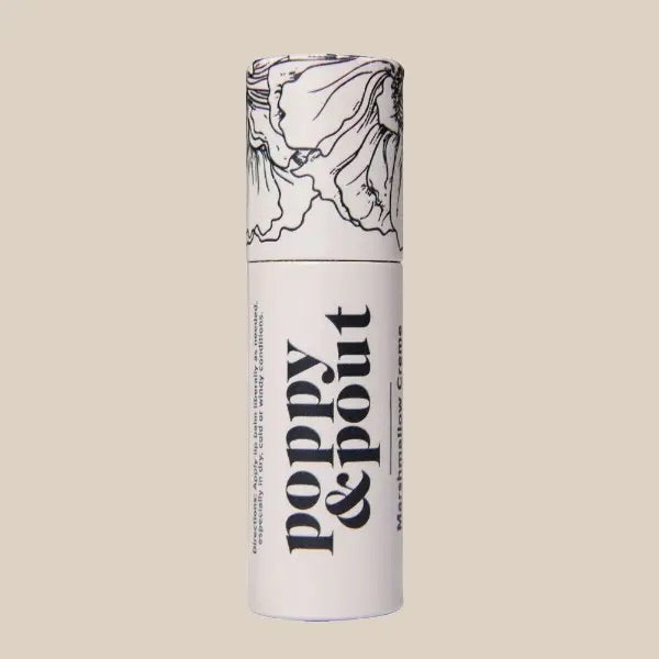 Natural Lip Balm Poppy And Pout Marshmallow Creme Bon Co Party