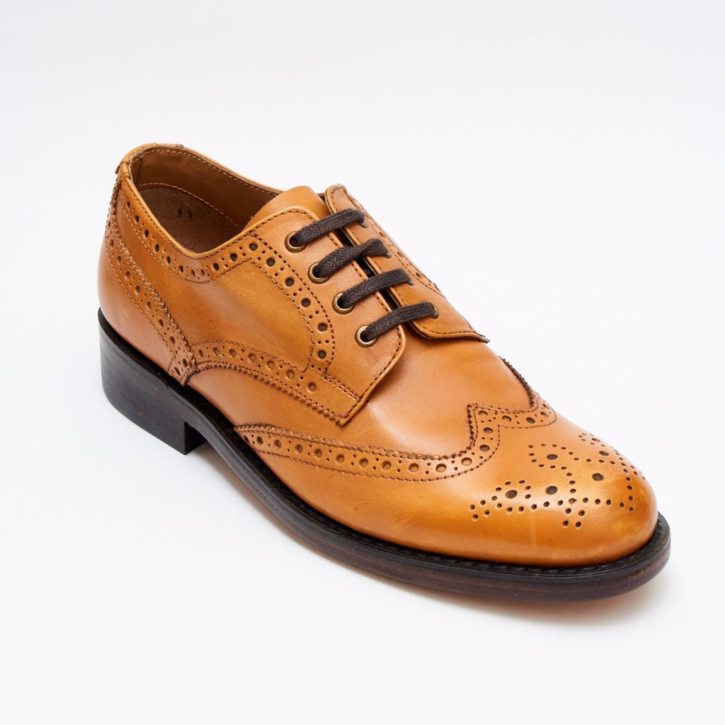 Mens Goodyear Welted Brogue Shoes 27037 Lucini Shoes