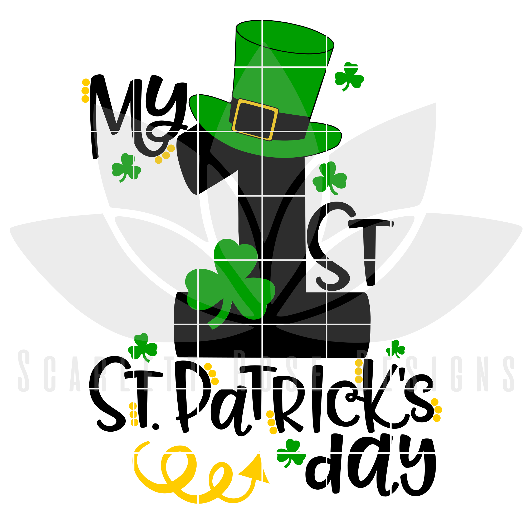 My First St Patricks Day Svg Dxf Cut File Scarlett Rose Designs