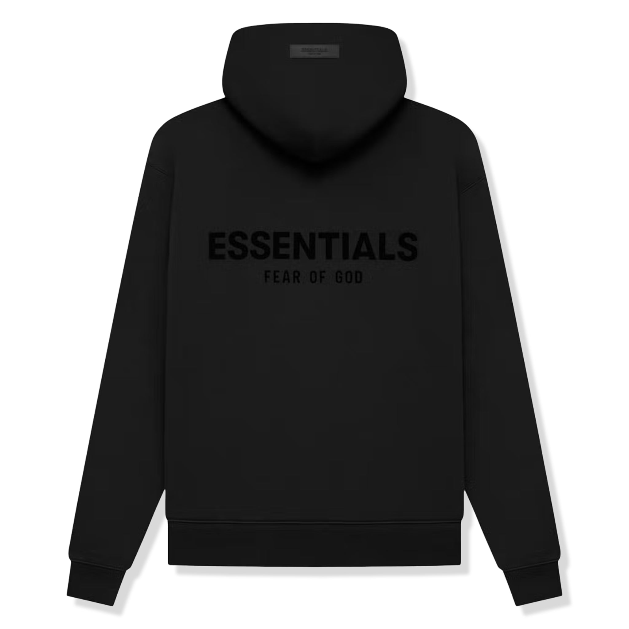 Fear Of God Essentials 3m Logo Pullover Hoodie Blackwhite