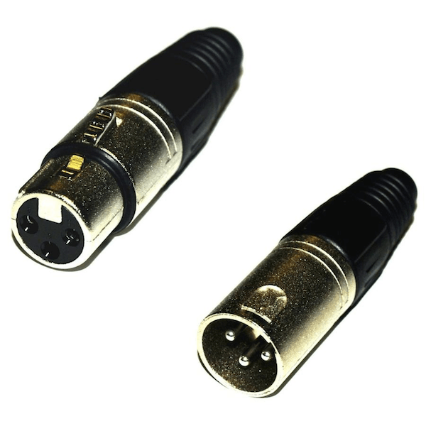 Ewi Male And Female Neutrik Style 3 Pin Xlr Line Connector Bulk Pack