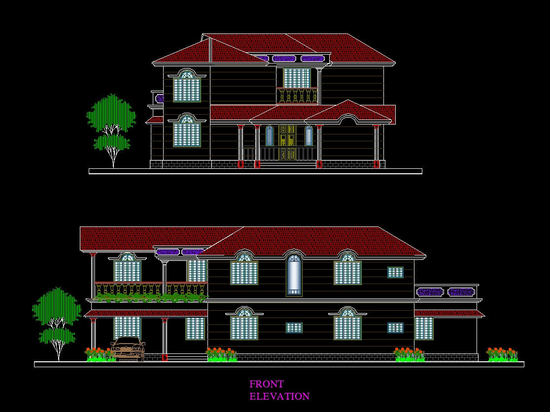 Building Elevation 2 Cad Design Free Cad Blocksdrawingsdetails Porn