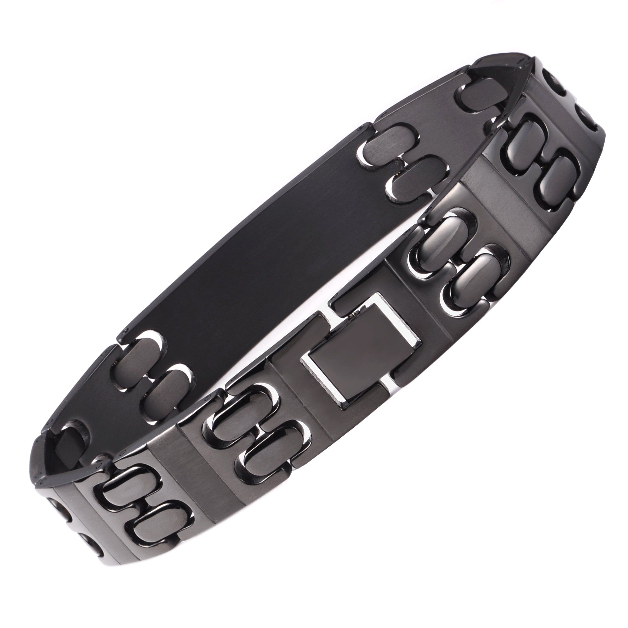 Solid Titanium Medical Alert Id Bracelets For Men With Free Engraving