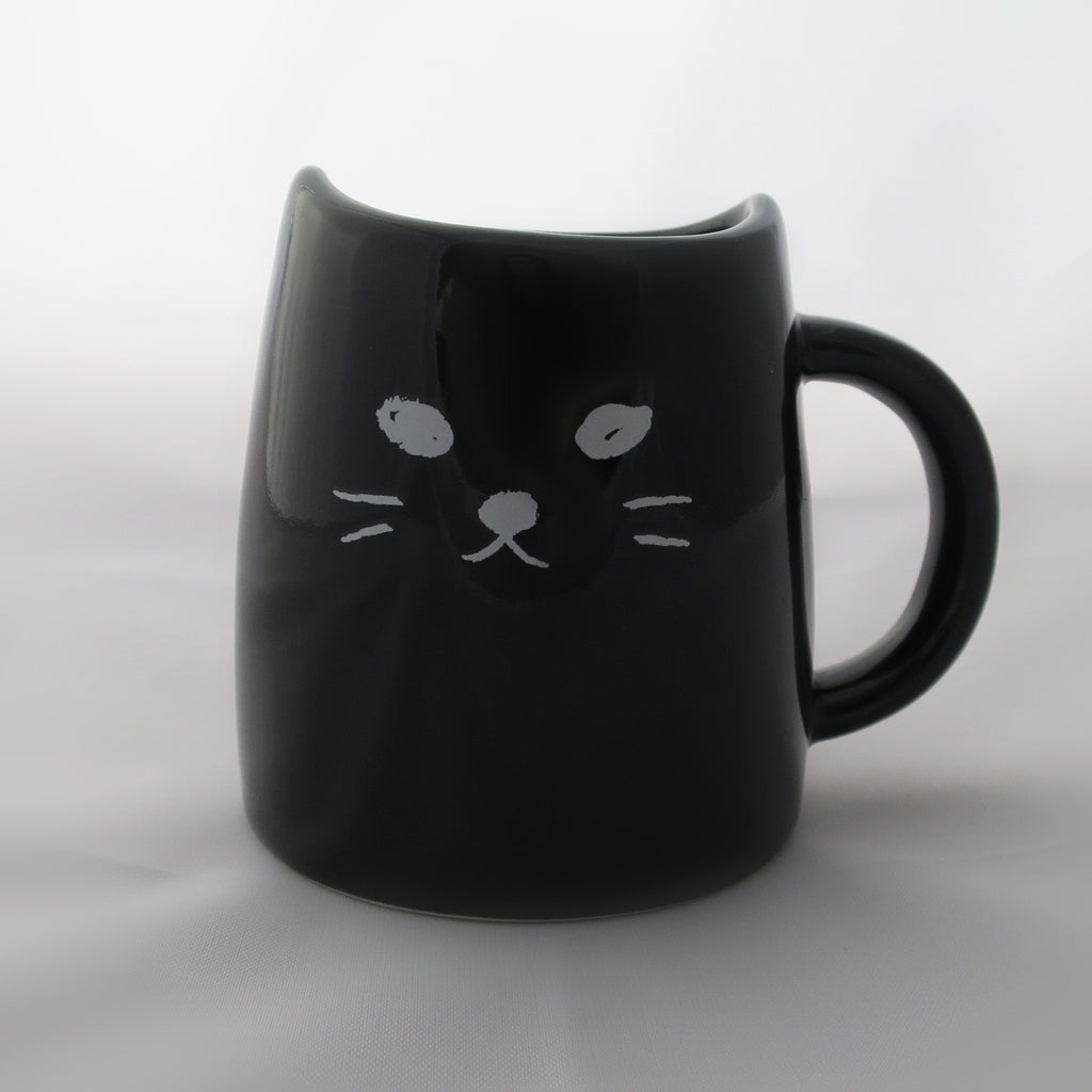 Black Cat Coffee Mug Waechtersbach Black Cat Coffee Mug Germany White