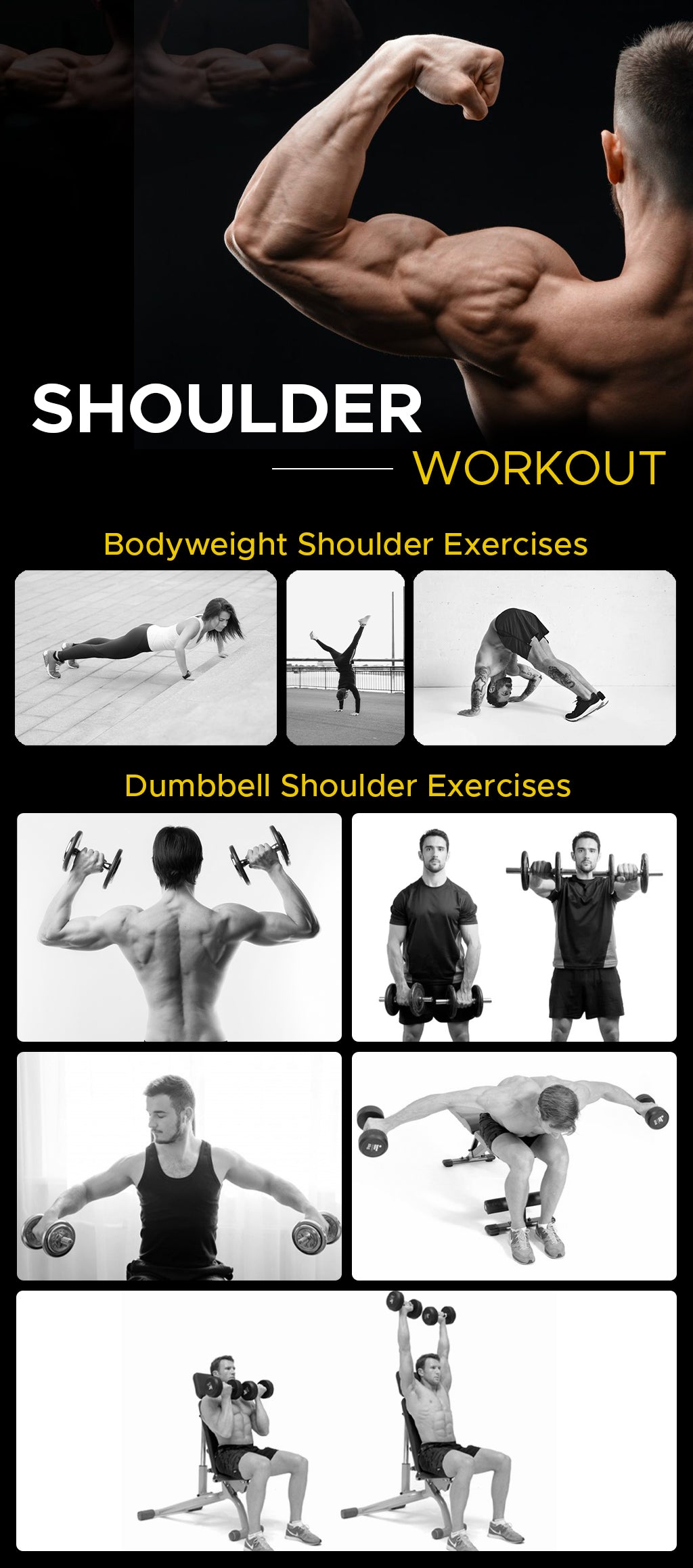 Shoulder Workouts Best Shoulder Exercises To Do At Home