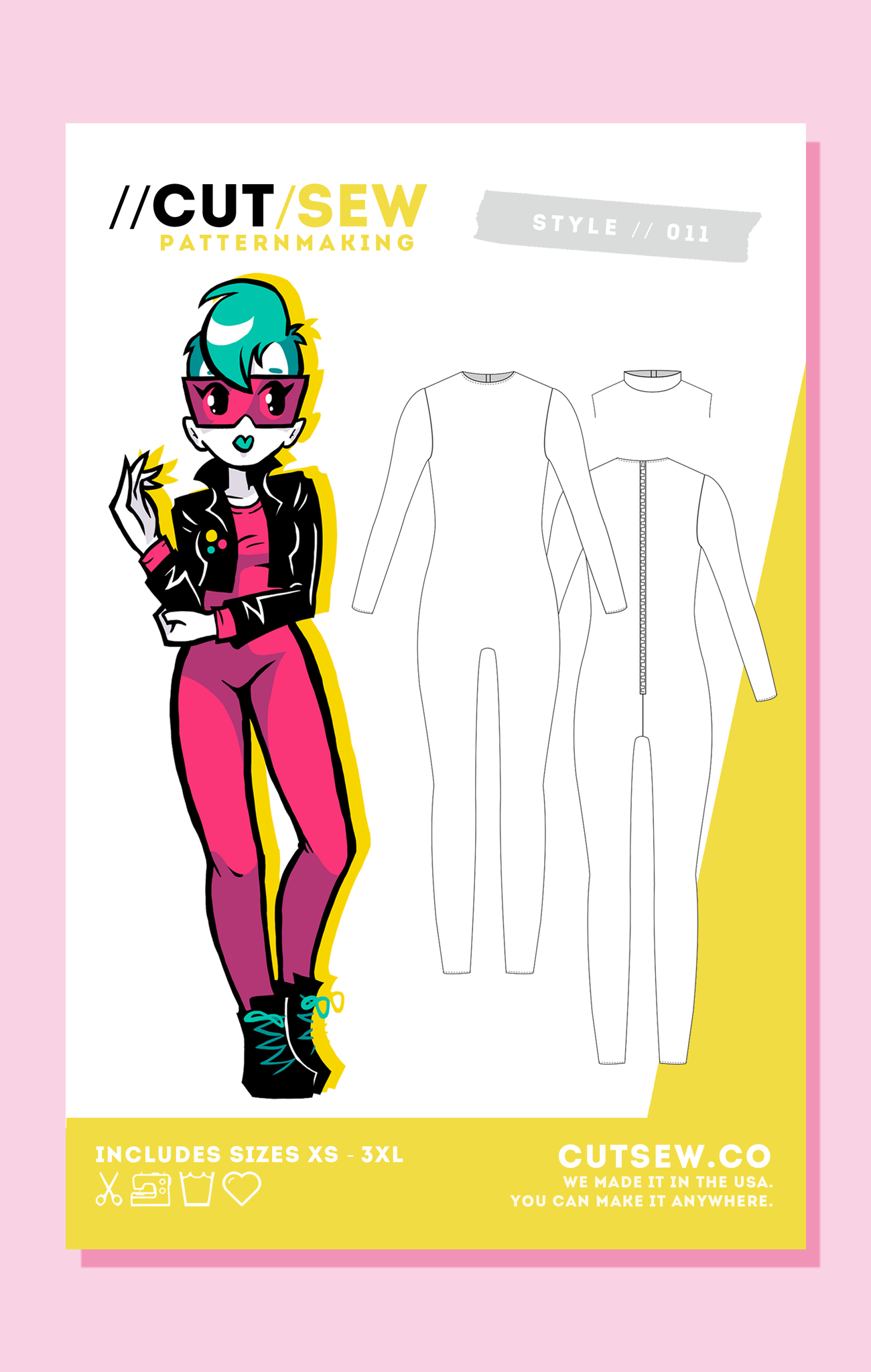 Cosplay Bodysuit Sewing Pattern Cutsew Cutsew Patternmaking