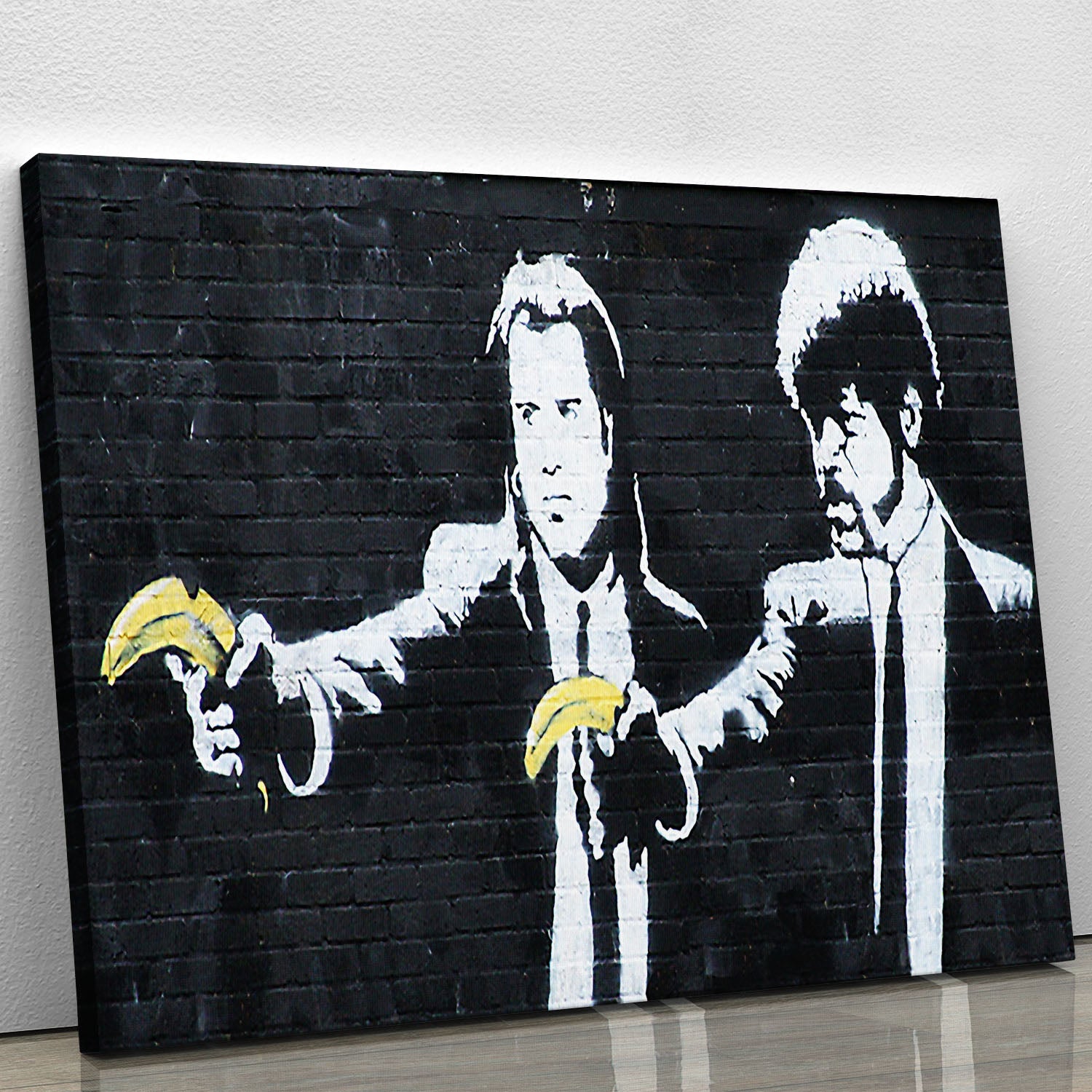 Banksy Pulp Fiction Banana Guns Canvas Print Or Poster Canvas Art Rocks