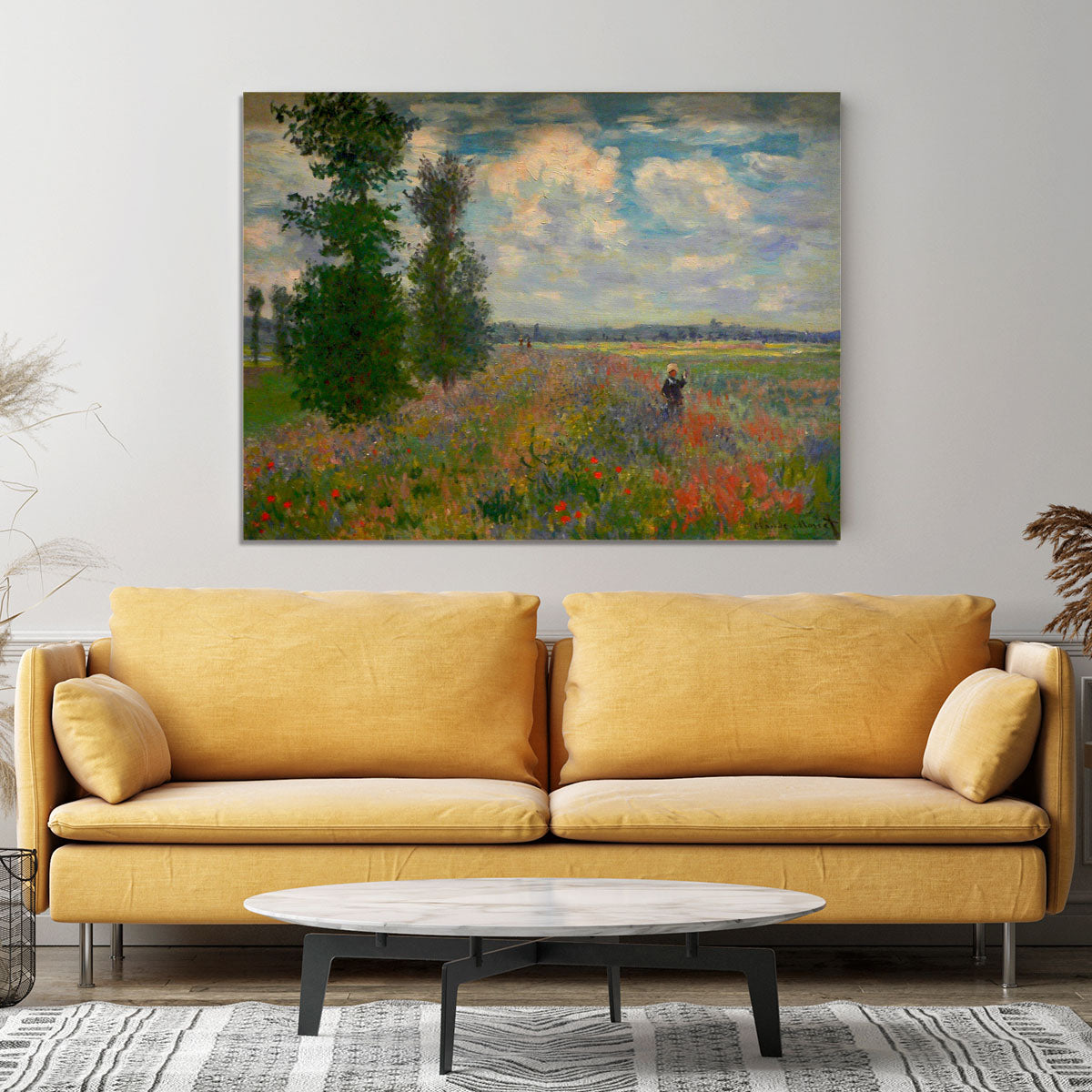 Poppy Field Argenteuil By Monet Canvas Print Or Poster Canvas Art Rocks