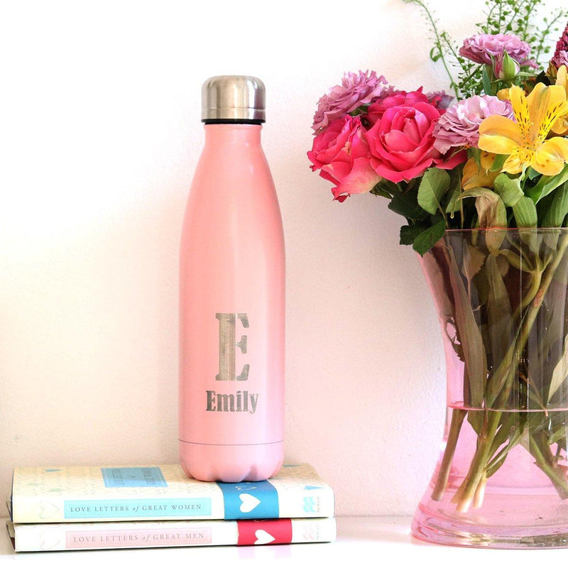 Personalised Insulated Drinks Bottle Monogram