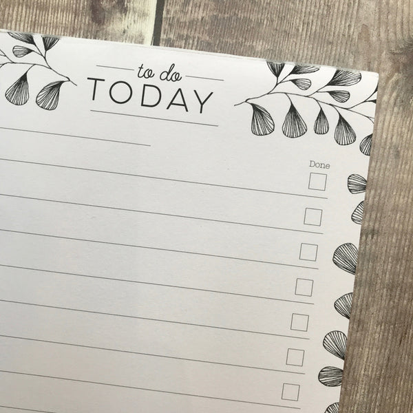 To Do Today Notepad Lomond Paper Co