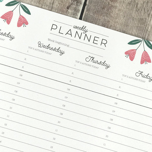 Sale Botanical Weekly Planner Lomond Paper Co