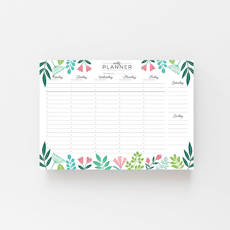 Sale Botanical Weekly Planner Lomond Paper Co