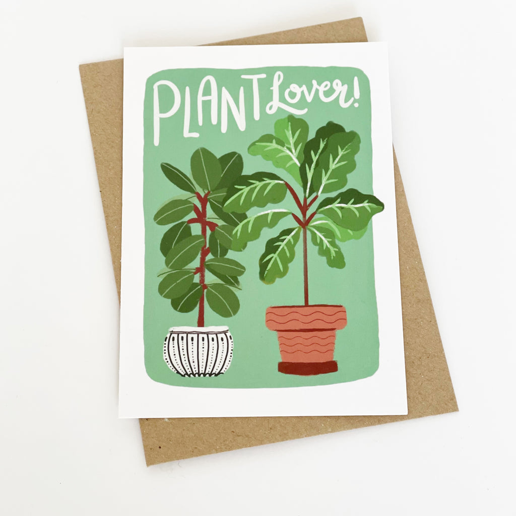 Plant Lover Greeting Card Lomond Paper Co