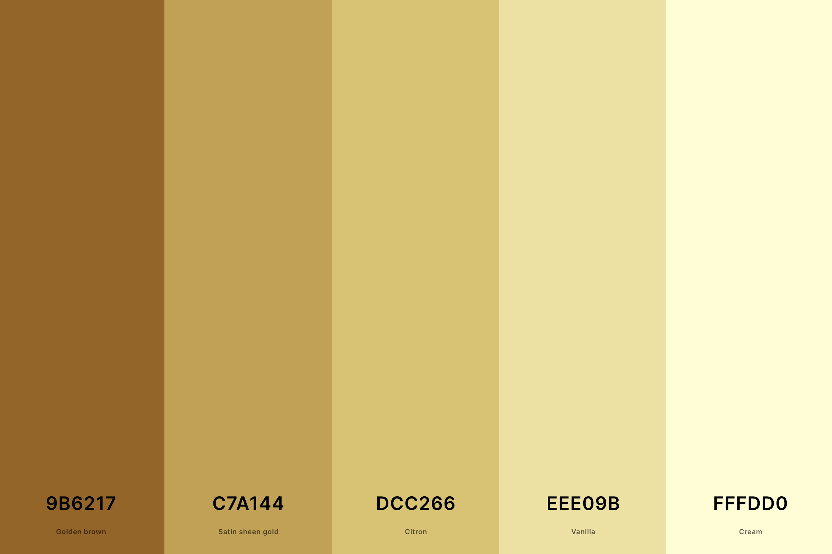 25 Best Cream Color Palettes With Names And Hex Codes Creativebooster