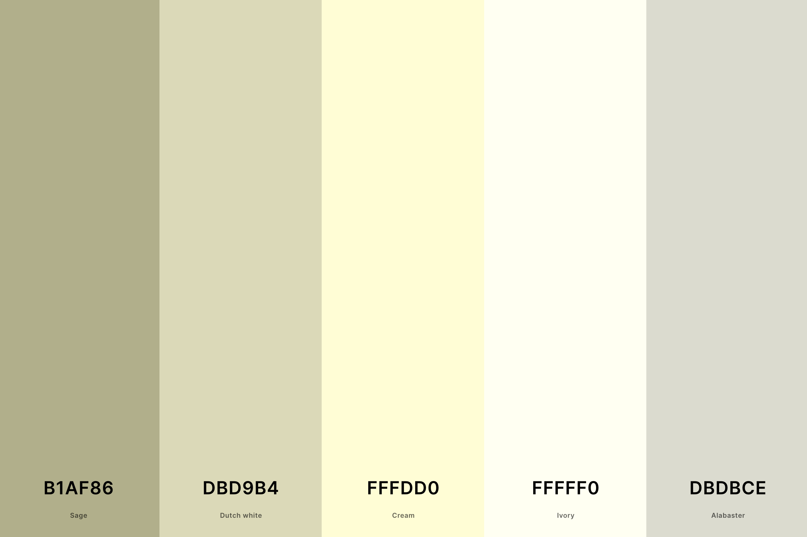 25 Best Cream Color Palettes With Names And Hex Codes Creativebooster