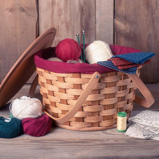 Sewing Baskets Vintage Amish Wicker Sewing And Craft Organizer Boxes