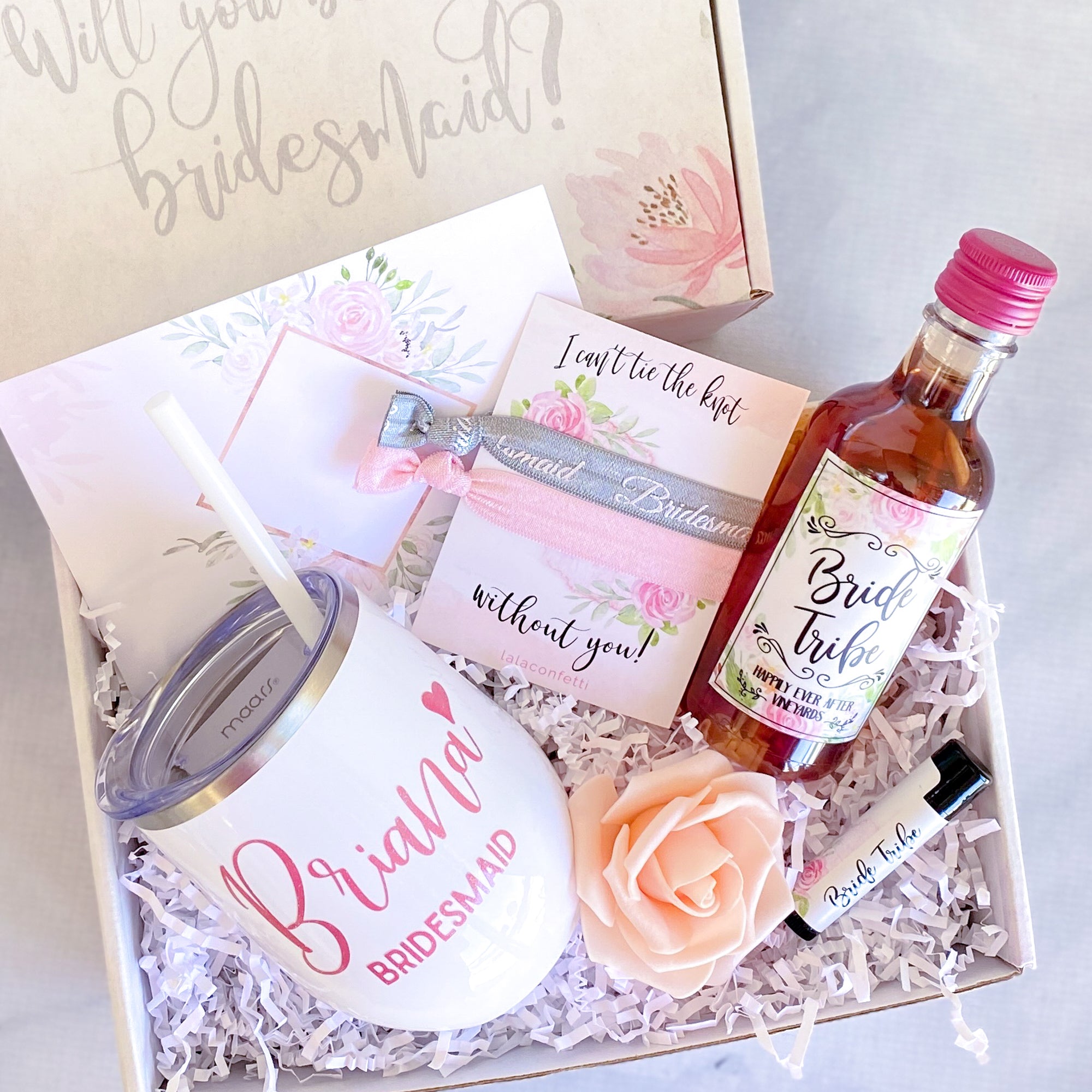 Bridesmaid Proposal Box Original Edition Lala Confetti