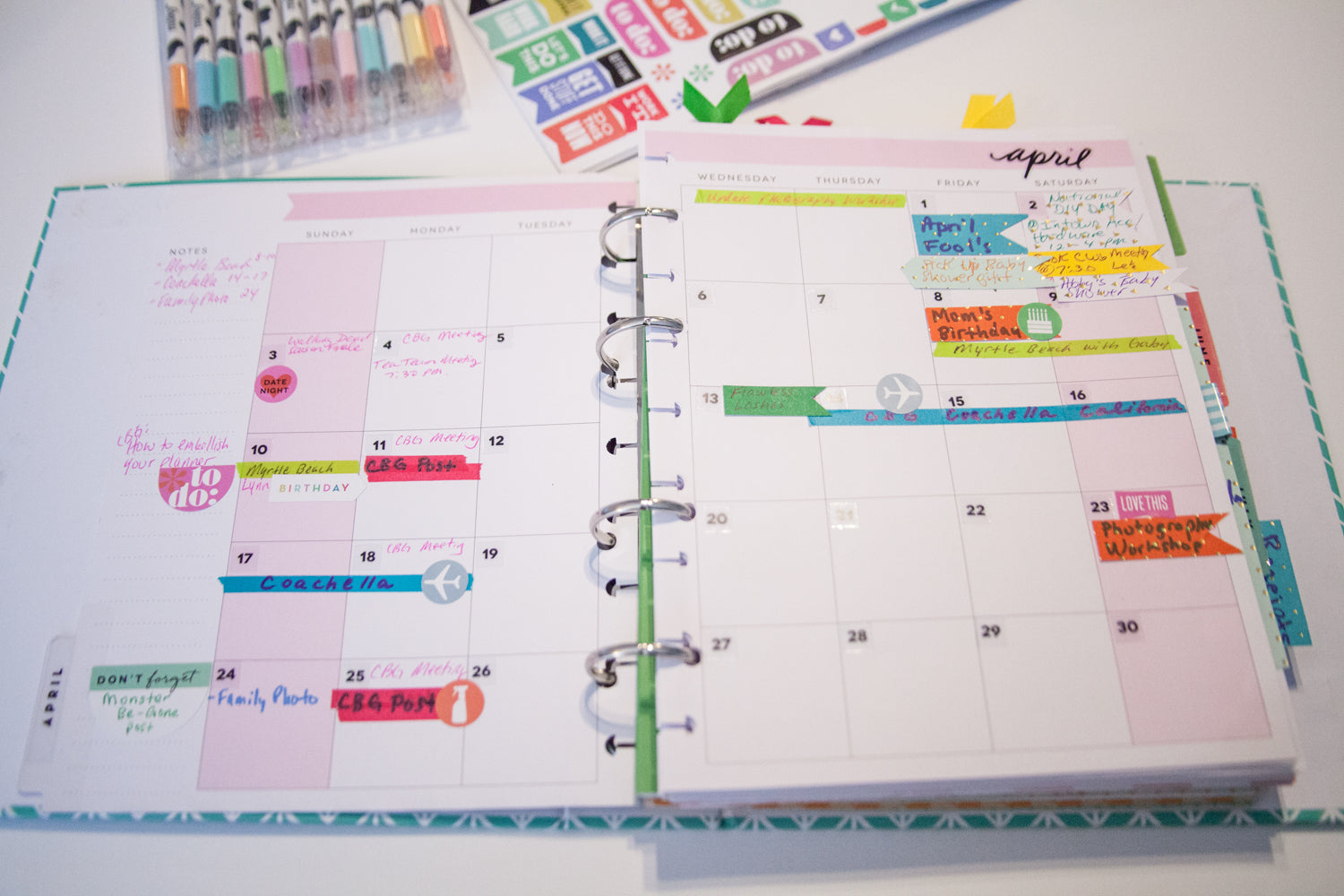 10 Ways To Organize And Decorate Your Planner Craft Box Girls