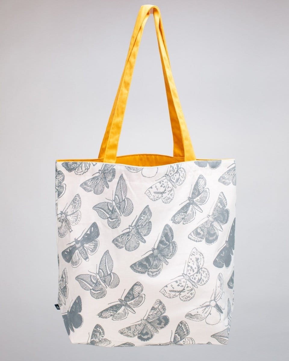 Moth Print Tote Bag Reversible Tote Cognitive Surplus