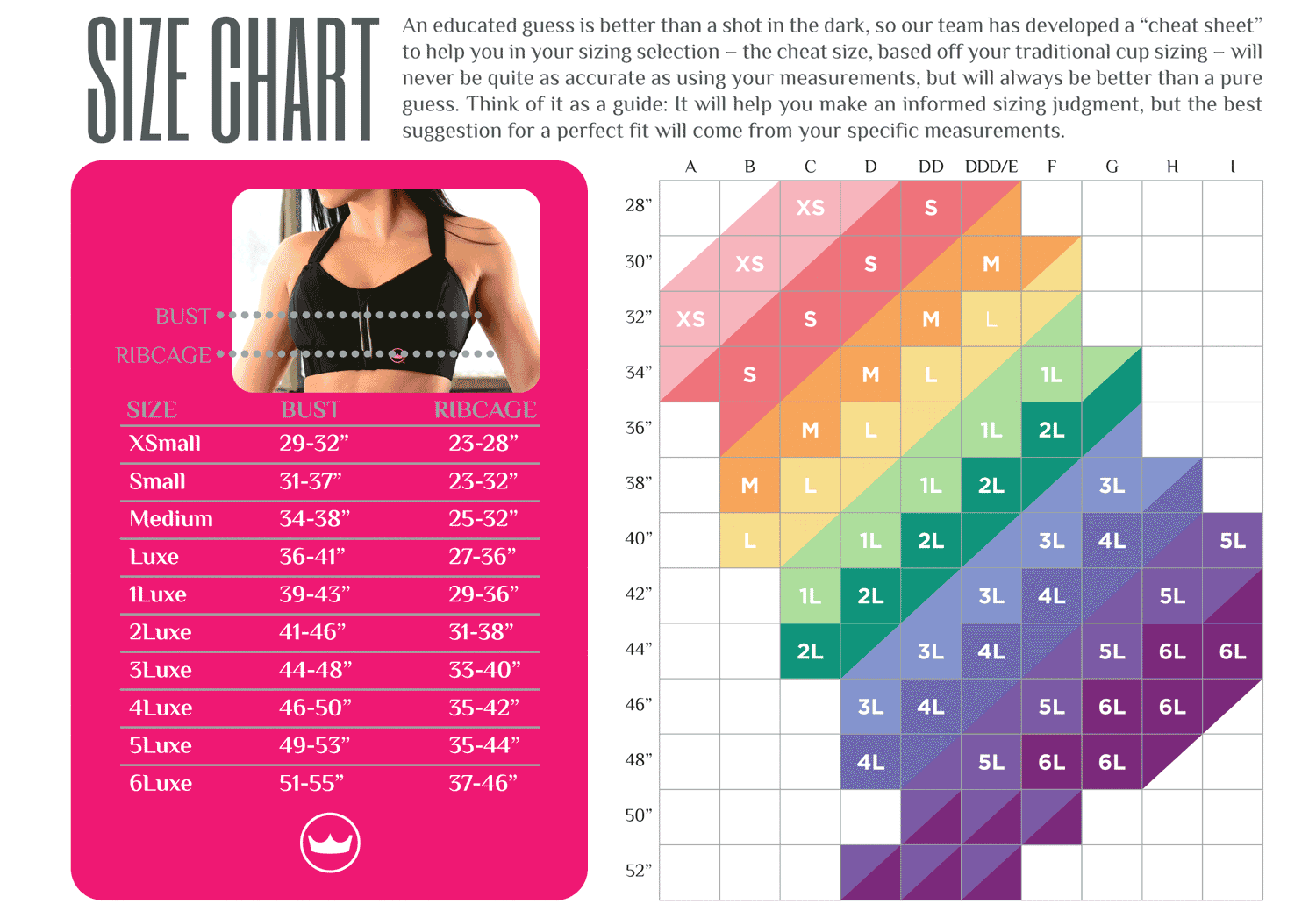 How To Measure Your Bra Size Bra Size Charts Band And Cup Measurement