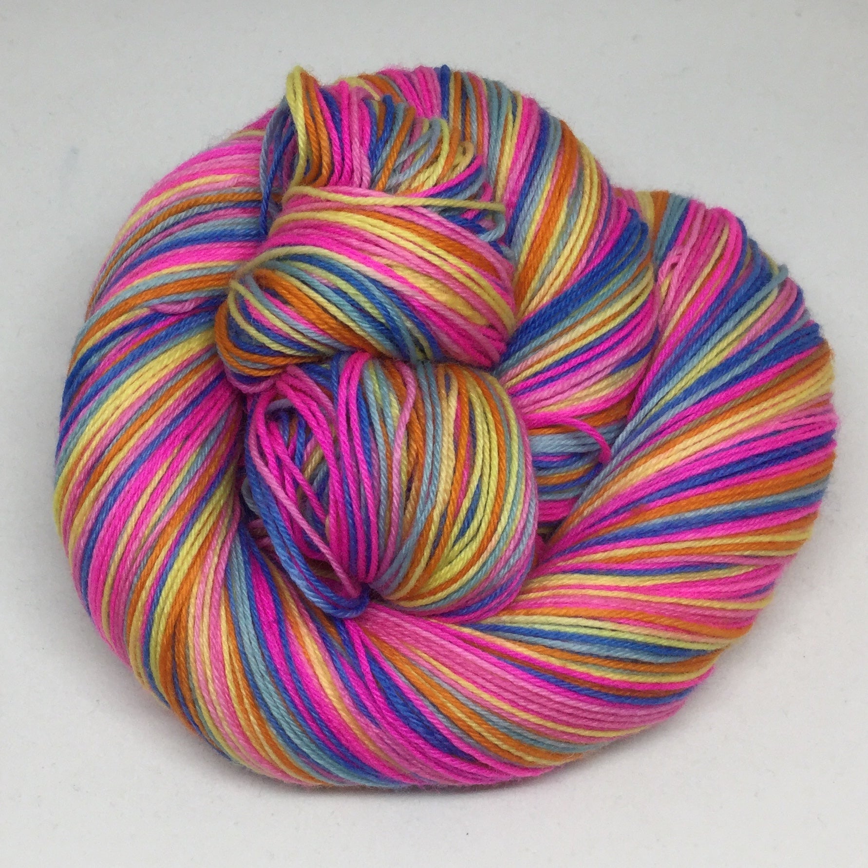 Caribbean Colors Six Stripe Self Striping Yarn Desert Vista Dyeworks