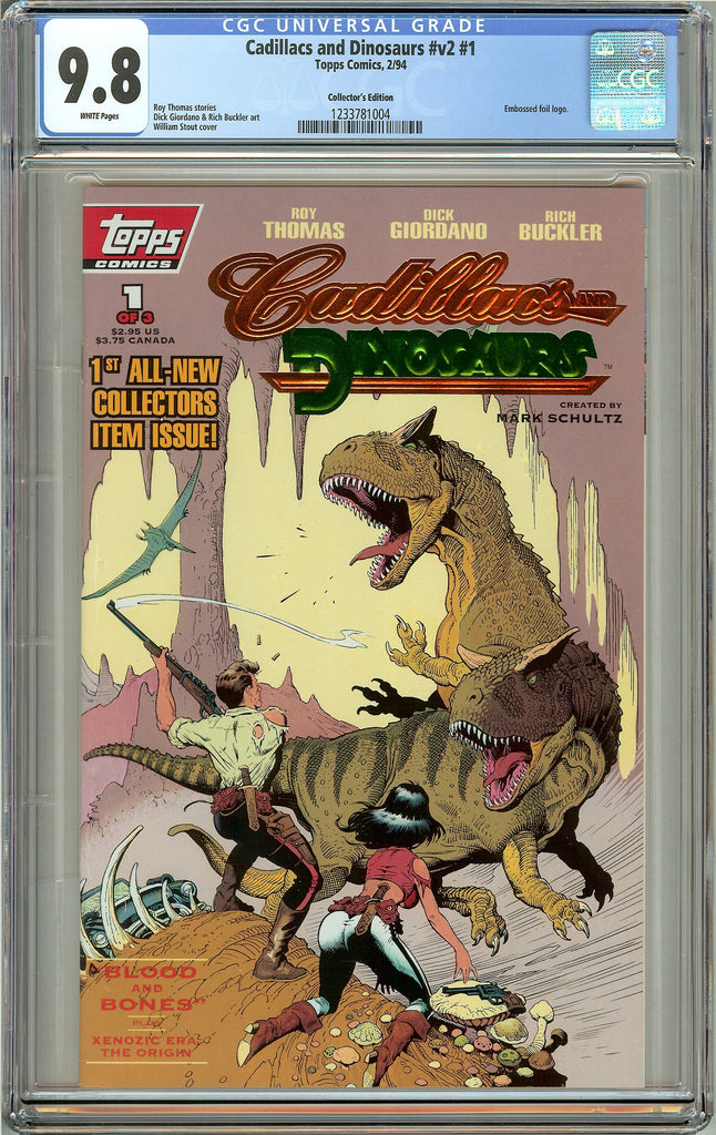 Cadillacs And Dinosaurs 1 Topps Comics 1994 Cgc 98 White Pages 12337