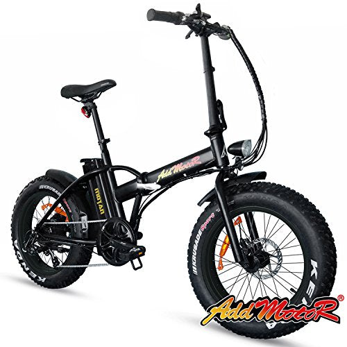 Addmotor Motan Electric Fat Tire 20inch Bikes 500w 48v Snow Folding Bi