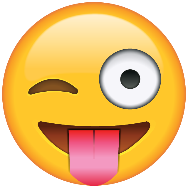 Download Tongue Out Emoji With Winking Eye Emoji Island