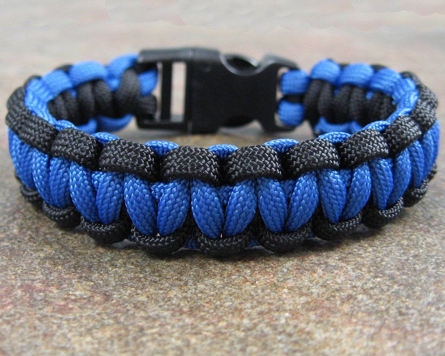 Thin Blue Line Survival Paracord Bracelet Thin Blue Line Shop