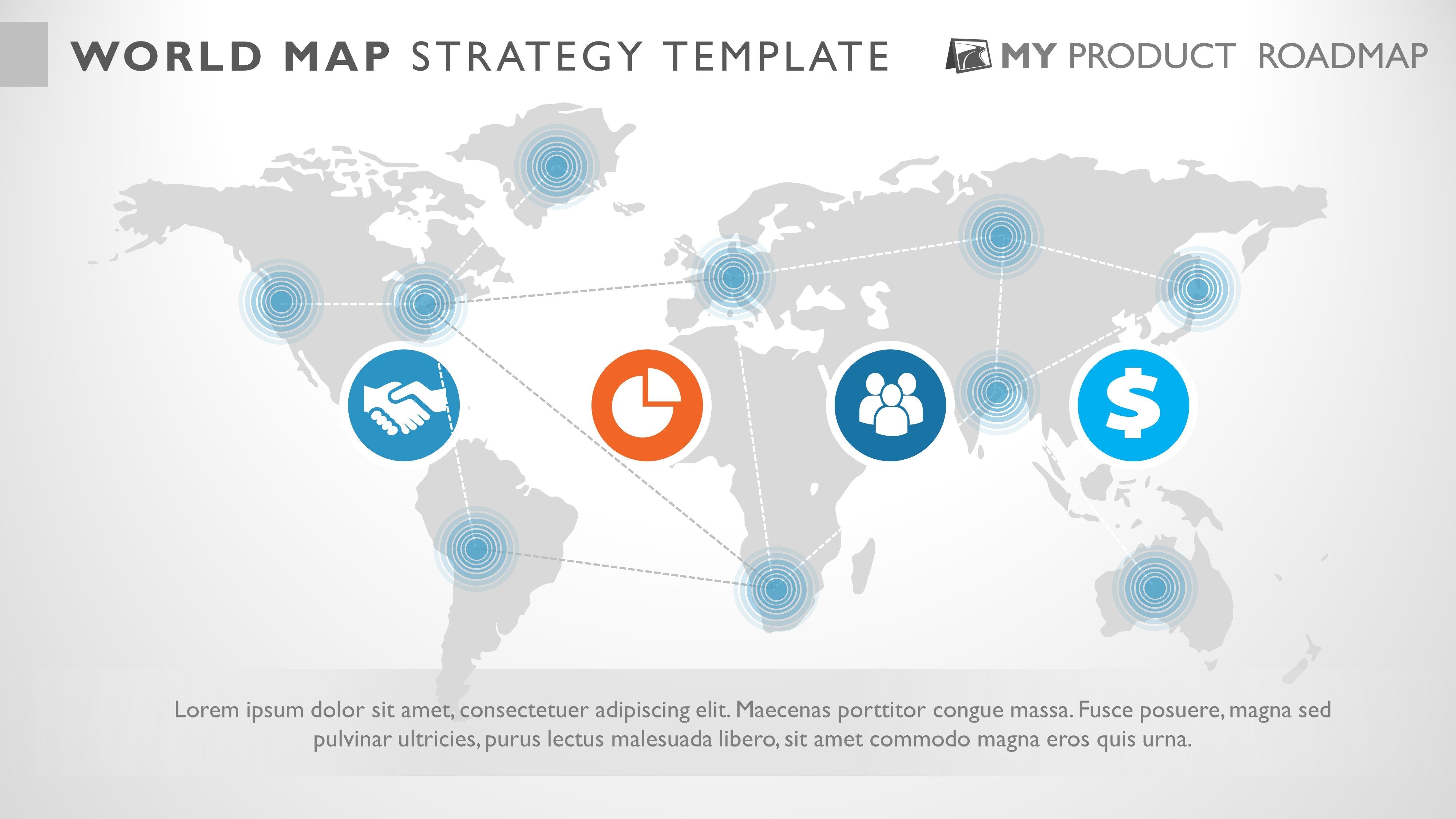 World Map Powerpoint Template