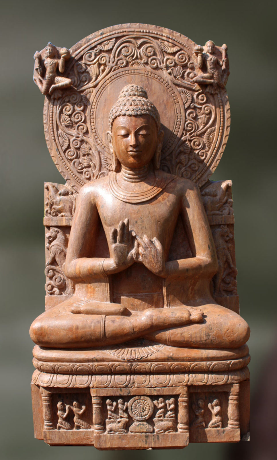 Gautam Buddha Dharmachakra Mudra Artisans Crest