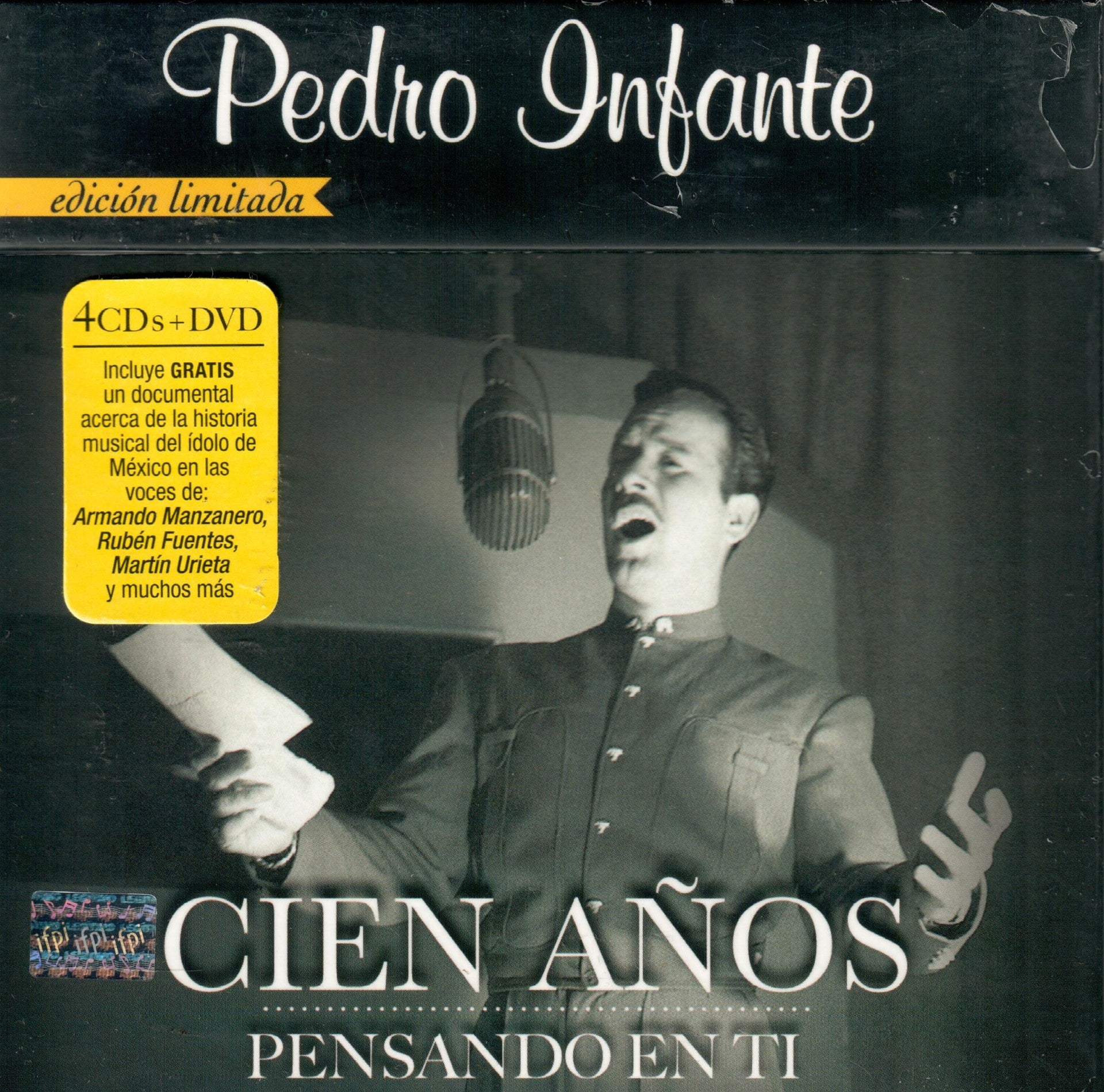 Pedro Infante Cien Anos Pensando En Ti Edicion Limitada Box 4cddvd