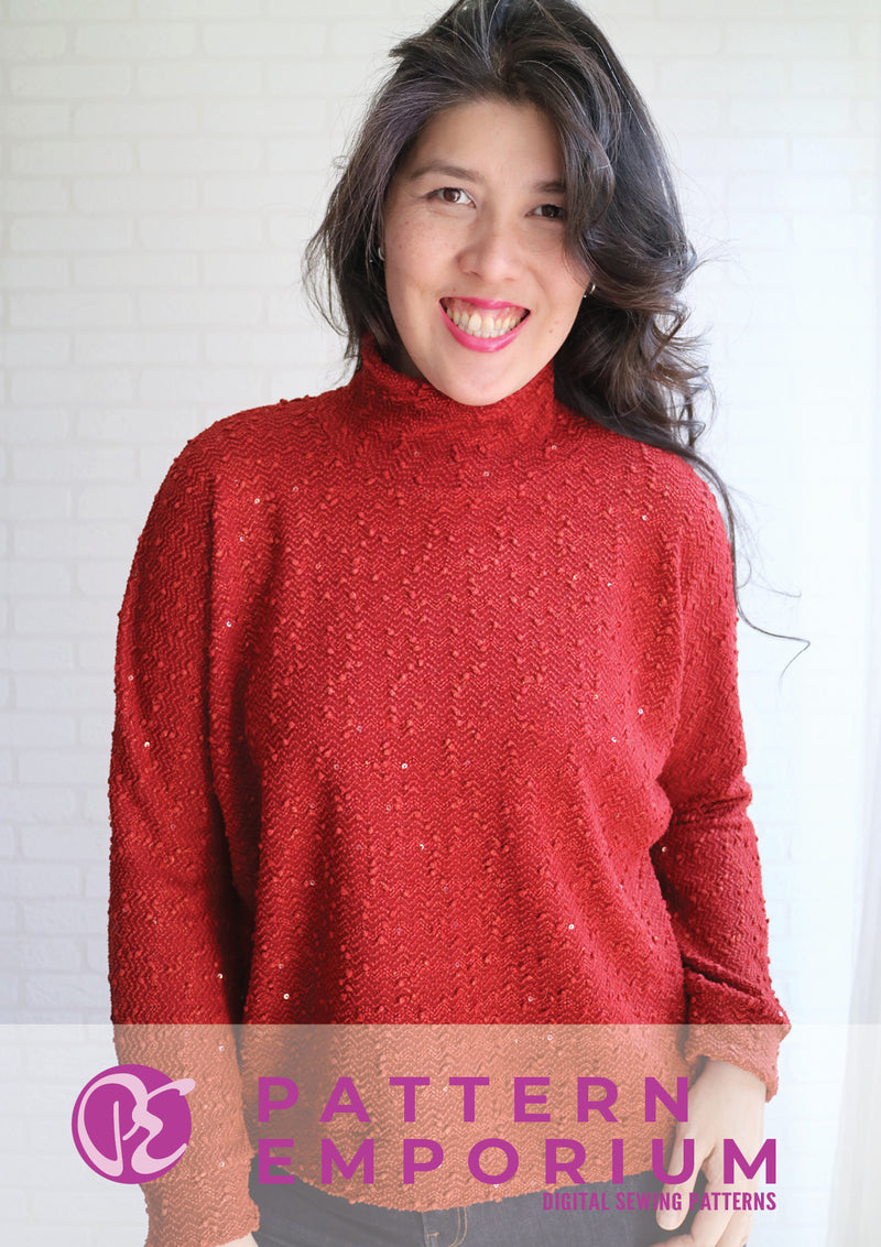 Unwind Sweater Jumper Hoodie Pdf Sewing Pattern Pattern Emporium