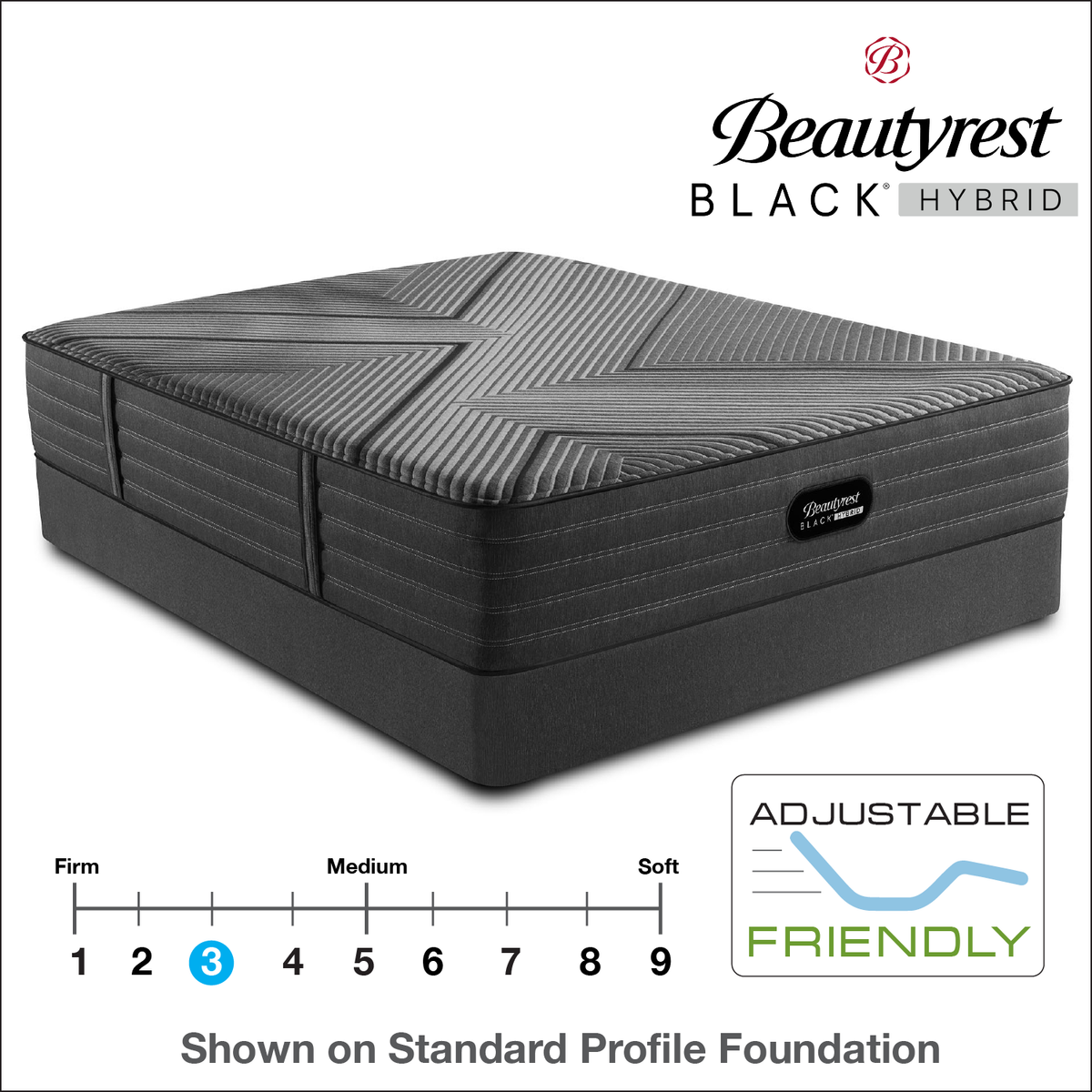 135 Beautyrest Black Hybrid Lx Class Firm Bedding Mart