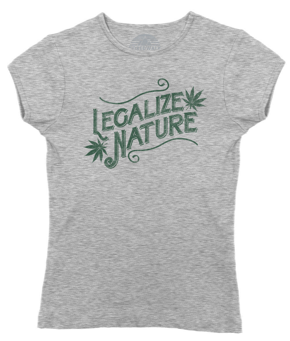 Womens Legalize Nature T Shirt Boredwalk