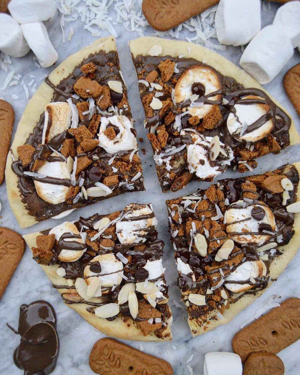 Vegan Smores Dessert Pizza Jem Organics