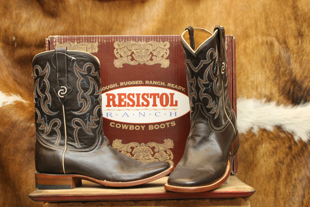 Resistol Mens Coffee Ranch Roy Cooper Boot West 20 Saddle Co