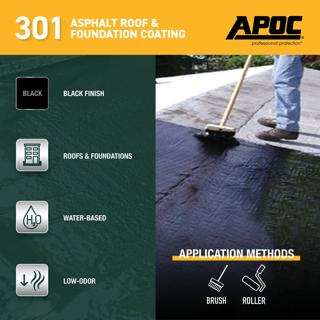 Apoc® 301asphalt Roof And Foundation Coating