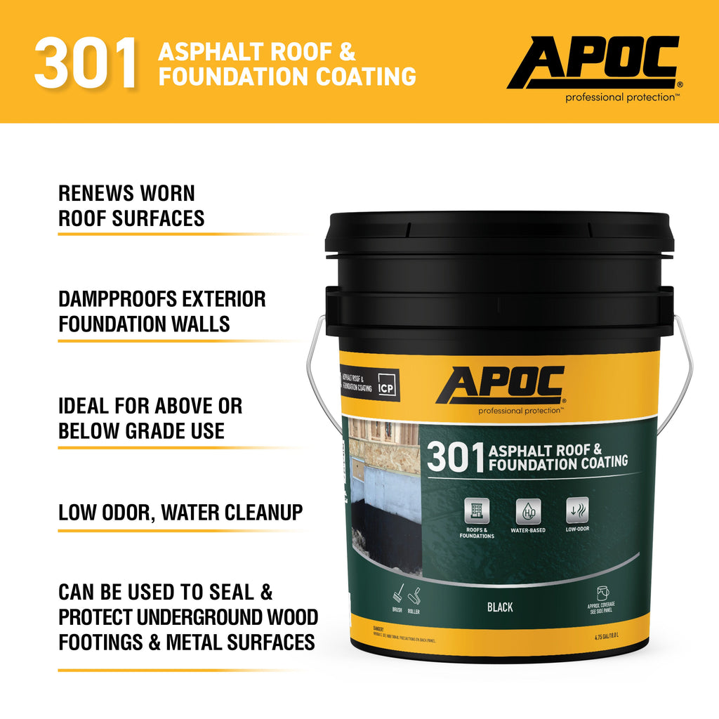 Apoc® 301asphalt Roof And Foundation Coating