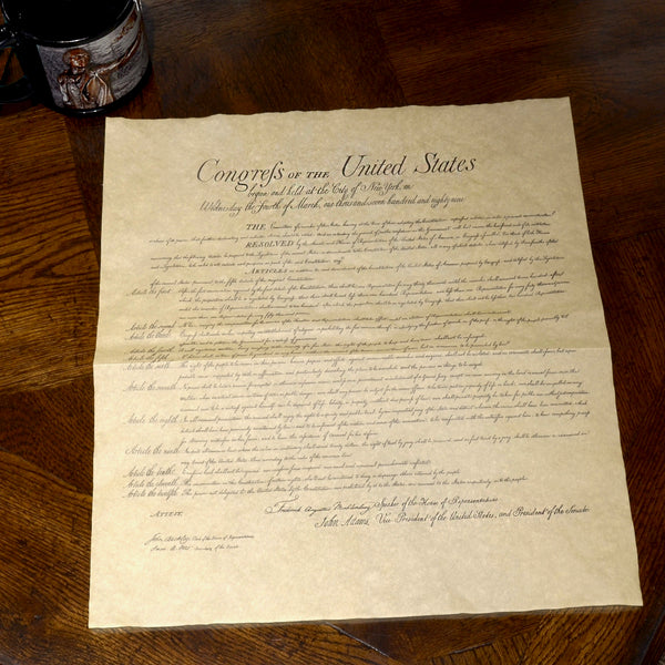 Charters Of Freedom Bundle With Four Page Us Constitution In Envelop