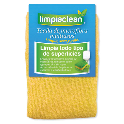 Toalla De Microfibra 30x30 300grms Limpiaclean