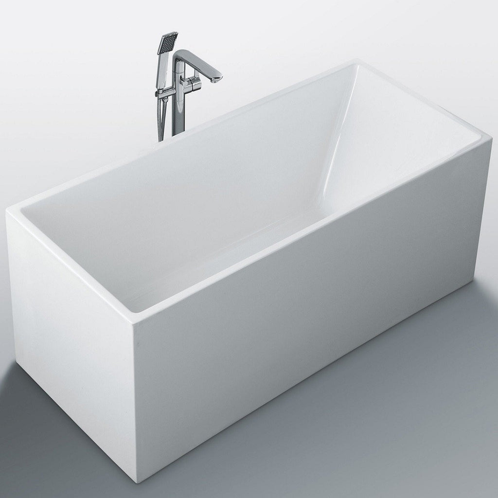 1600 Mm Square Multi Fit Freestanding Bath Tub Acqua Bathrooms