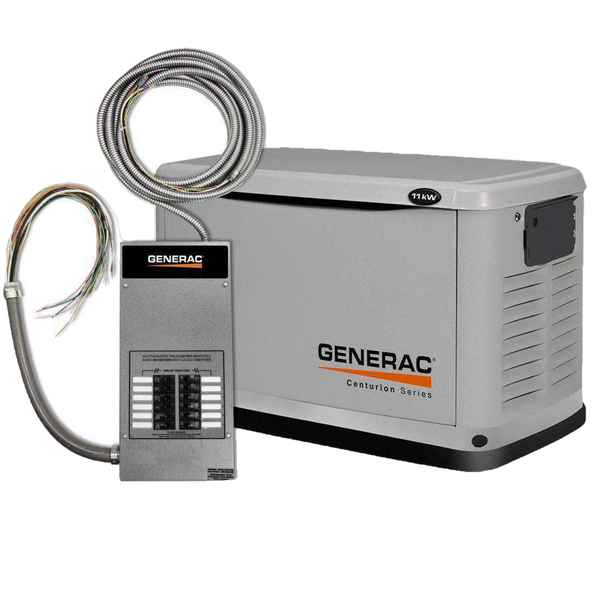 Generac 6437 11kw Guardian Lpng Standby Generator W Smart Transfer