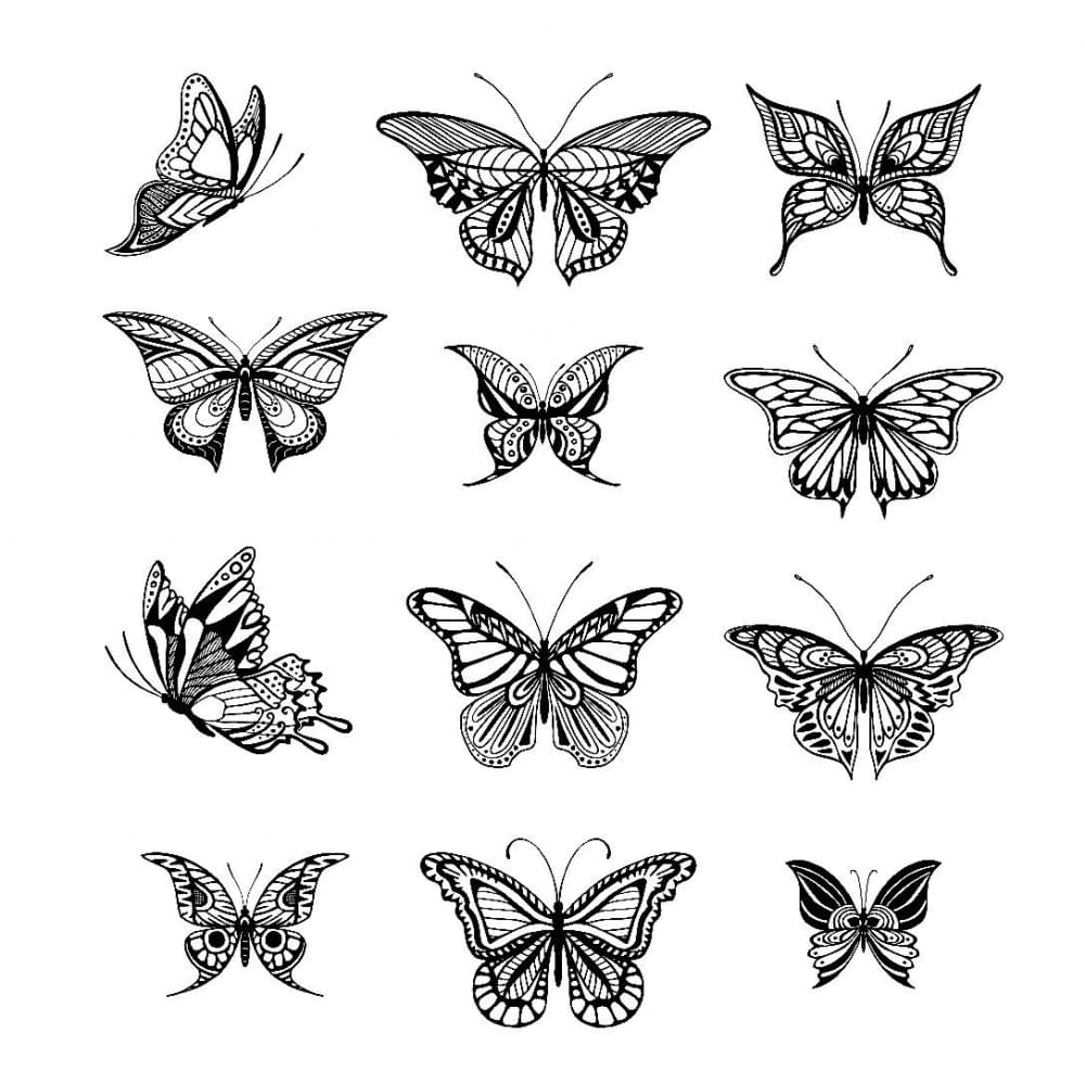 Butterfly Collection Temporary Tattoo Easytatt™